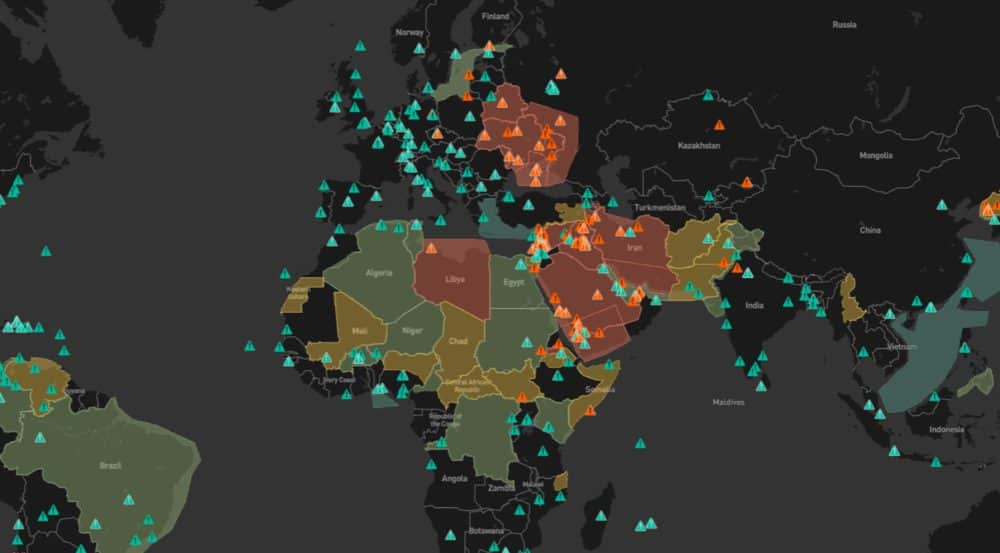 Russian airspace bans and impact on flight routings