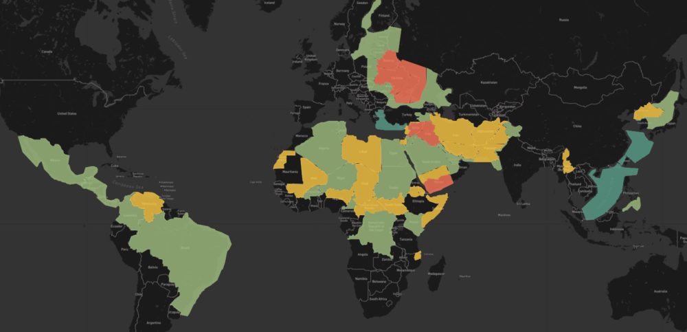 Global conflicts and associated airspace risks by region | Osprey ...